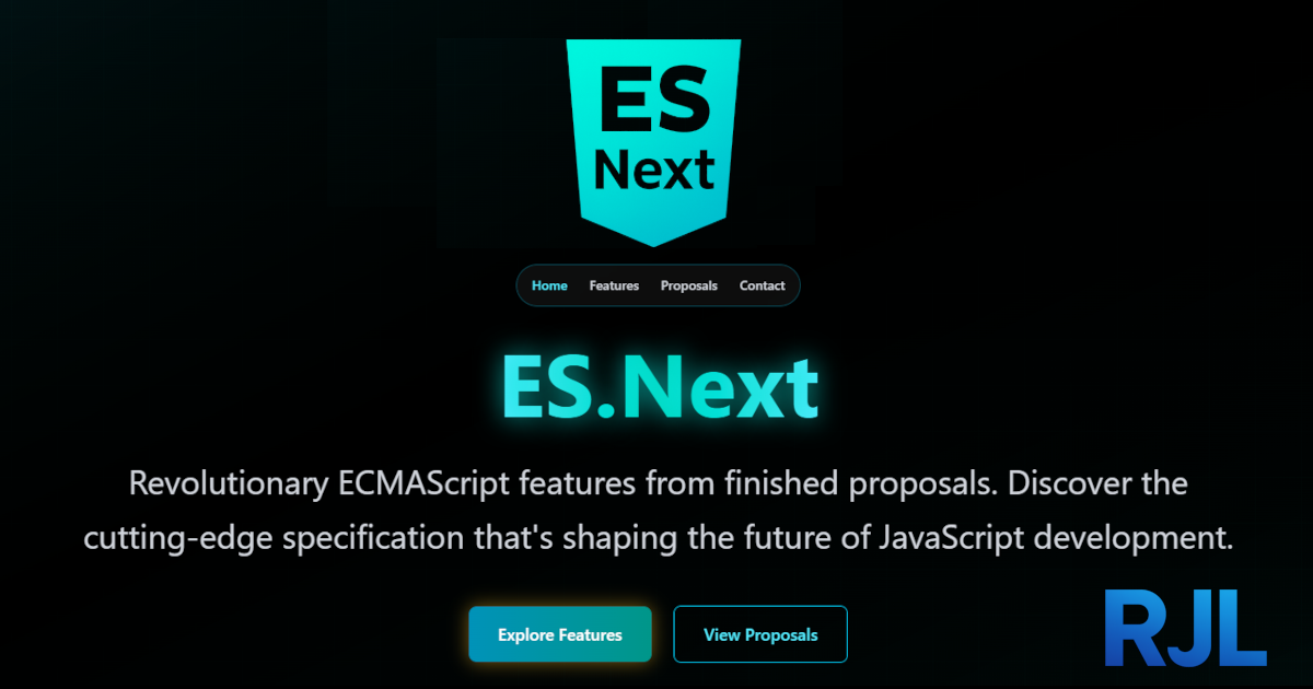 ESNext.dev - The Future of JavaScript